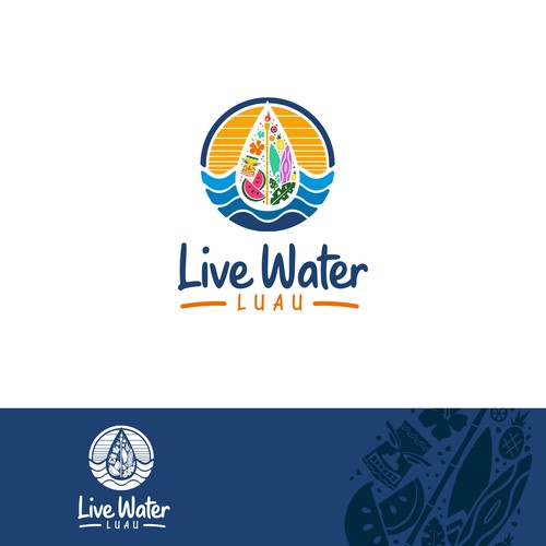 Designs | Live Water Luau - logo for non-profit fundraising event ...