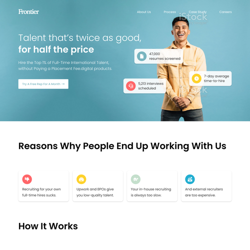Designs | Fun Upwork Competitor Seeking A Redesign | Web page design ...