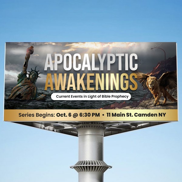 "apocalyptic awakenings" - a billboard to remember! | Signage contest ...