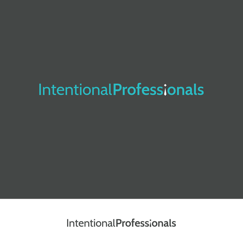 Create a vector logo for Intentional Professionals, a business forum ...