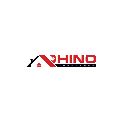 Designs | Insurance logo with a rhino and another w/rhino and house for ...