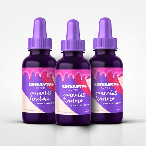 CANNABIS SYRUP DRINK LABEL NEEDED | Product label contest