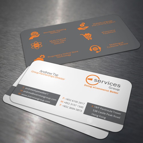 Design a stylish & simple business card for E-Services Group | Business ...