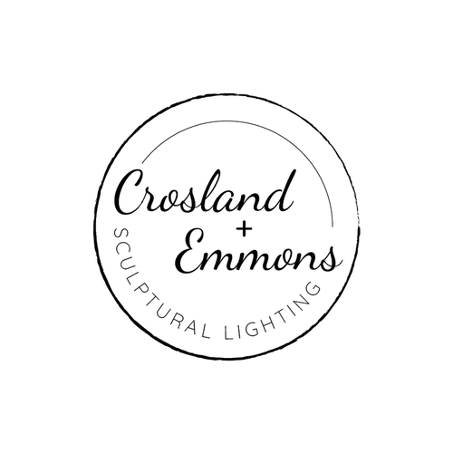 Beautiful simple handmade feeling logo for sculptural lighting brand ...