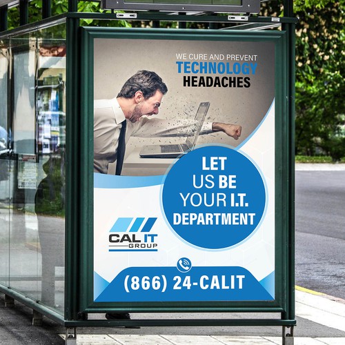 Designs | Outdoor Poster Ad for Outsourced IT Provider | Postcard ...