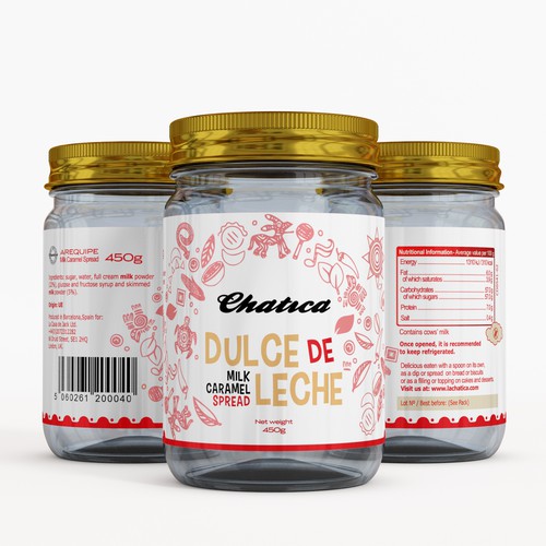 Designs | Chatica Dulce De Leche | Product label contest