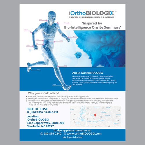 Seminar Flyer for Stem Cell Orthopedic and Sports Medicine Practice ...