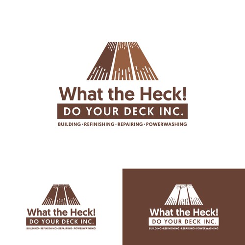 design a catchy memorable logo for a decking company think masculine ...