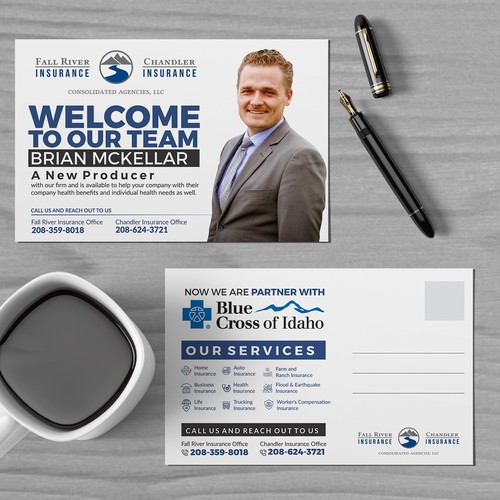 Designs | Attention grabbing postcard announcing new producer ...