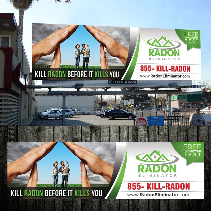 Create a Billboard Design for Radon, the 2nd leading cause of lung ...