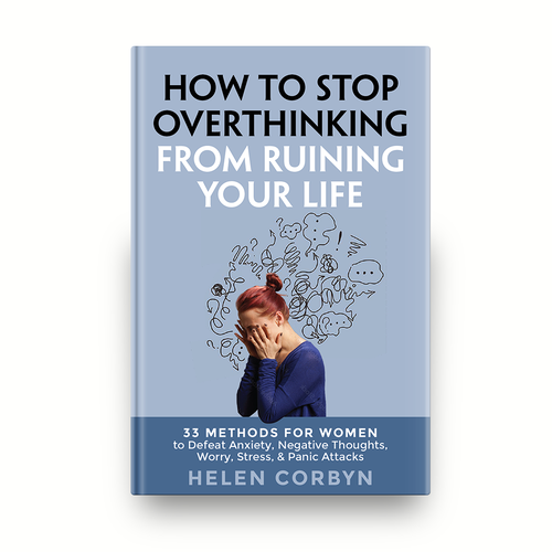 Designs | Book cover about overthinking that will appeal to women ...