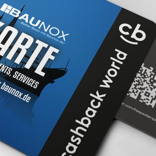 Debit, Customer Card, Cashback Card - modern, cool, let your ideas run ...