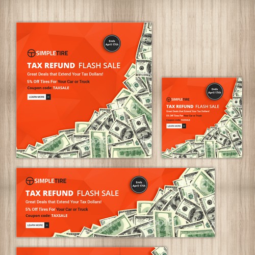 SimpleTire.com: Tax Refund Flash Sale | Banner ad contest