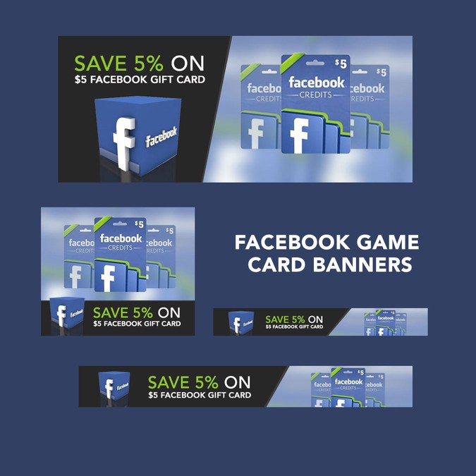 Facebook Game Card Banner | Banner ad contest