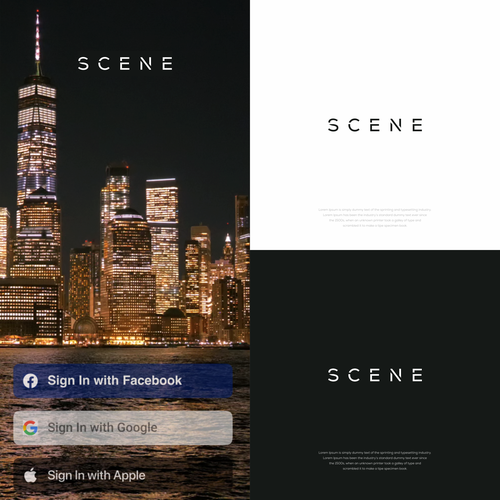 Designs | Scene - NYC Nightlife | Logo & brand guide contest