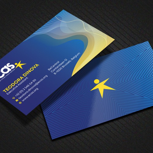 Designs | Design a classy business card for a Brussels-based EU-focused ...