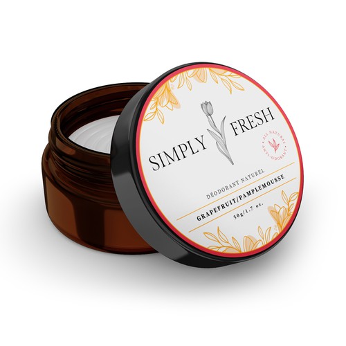 Designs | Natural Deodorant with a bit of a rebellious touch | Product ...