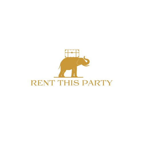 Luxurious PARTY BOX Logo --- RENT THIS PARTY | Logo design contest