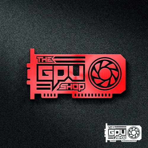 Create a futuristic logo for "The GPU Shop" | Logo design contest