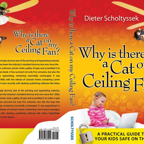 Designs | Book Cover for "Why is there a Cat on my Ceiling Fan?" | Book ...