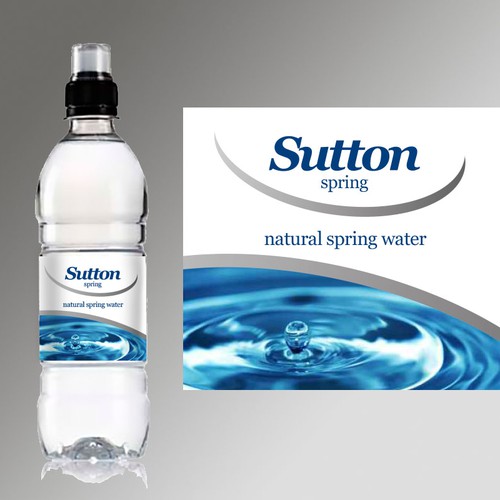 create a refreshing spring water label | Product label contest