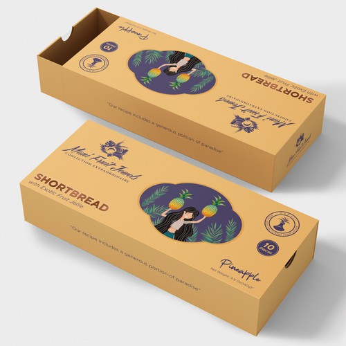 Premium packaging for unique Shortbread with Exotic Fruit Jellies ...