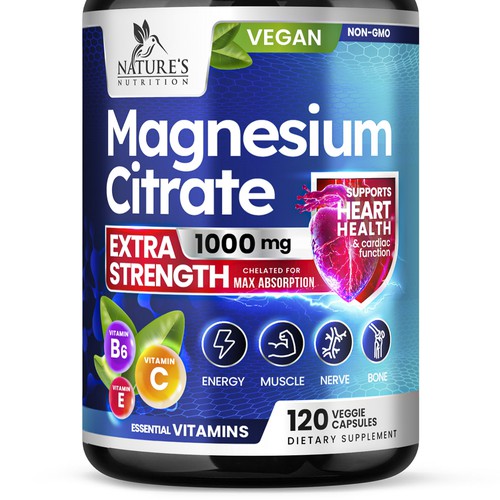 Designs | Premium Magnesium Citrate Design needed for Nature's ...