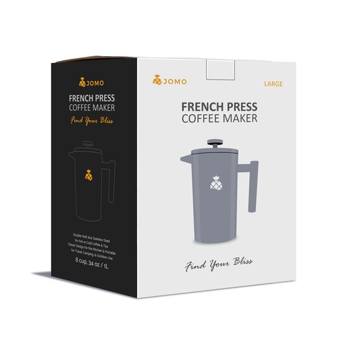 High End French Press Package Design | Product packaging contest