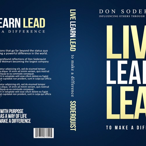 Designs | A book cover for Don Soderquist | Book cover contest