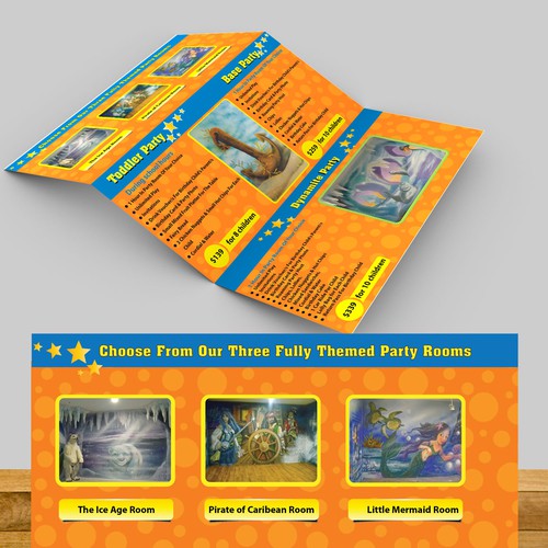 Create a winning brochure for the hottest new Family Fun Centre in town ...
