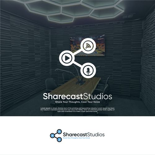 Designs | Modern Podcast Studio logo design | Logo & brand identity ...