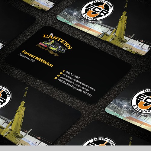 Designs | Eastern Cranes & Rigging | Business card contest