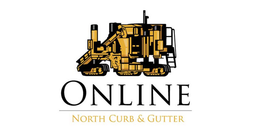 Cartoon Concrete Curbing Machine | Logo design contest