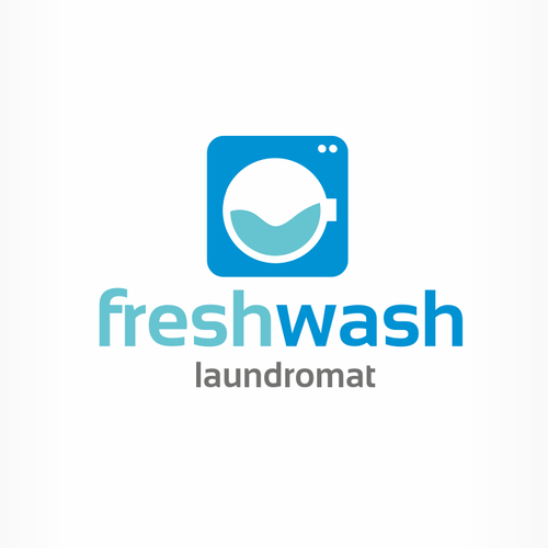 create modern innovative laundromat logo for Fresh Wash Laundromat ...