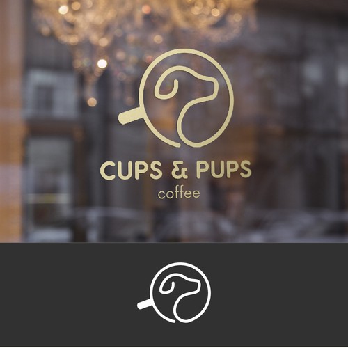 Design a minimalist logo for dog friendly coffee shop | Logo design contest