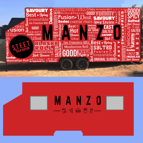 Manzo Food Truck Design | Car, truck or van wrap contest