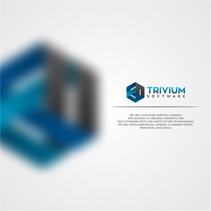 Create a logo for the software services startup Trivium Software ...