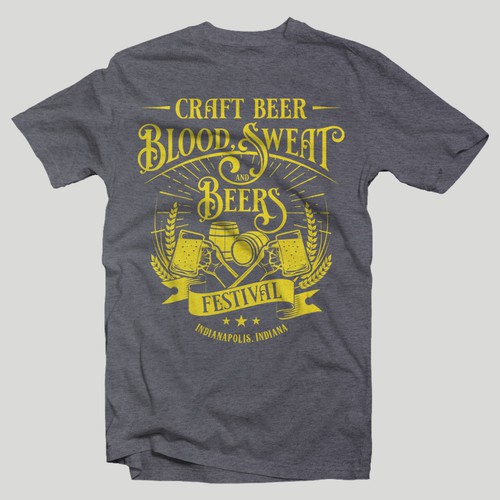 Creative Beer Festival T-shirt design | T-shirt contest