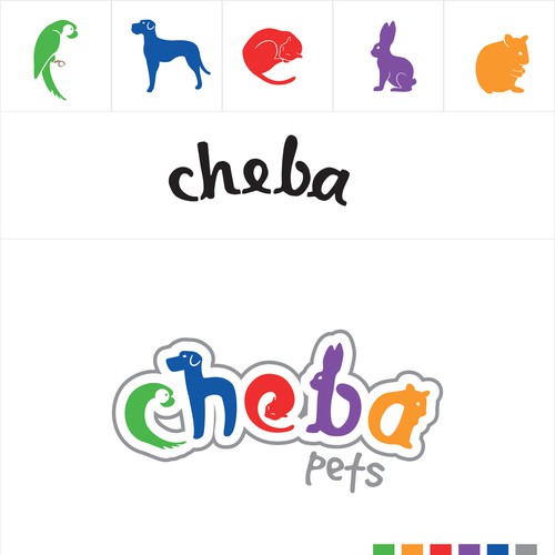Designs | Create a logo, brand and Pet products illustration for Cheba ...