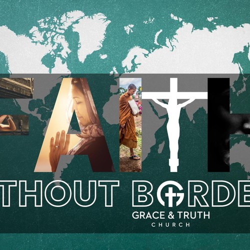 Designs | Faith Without Borders Sermon Series | Postcard, flyer or ...