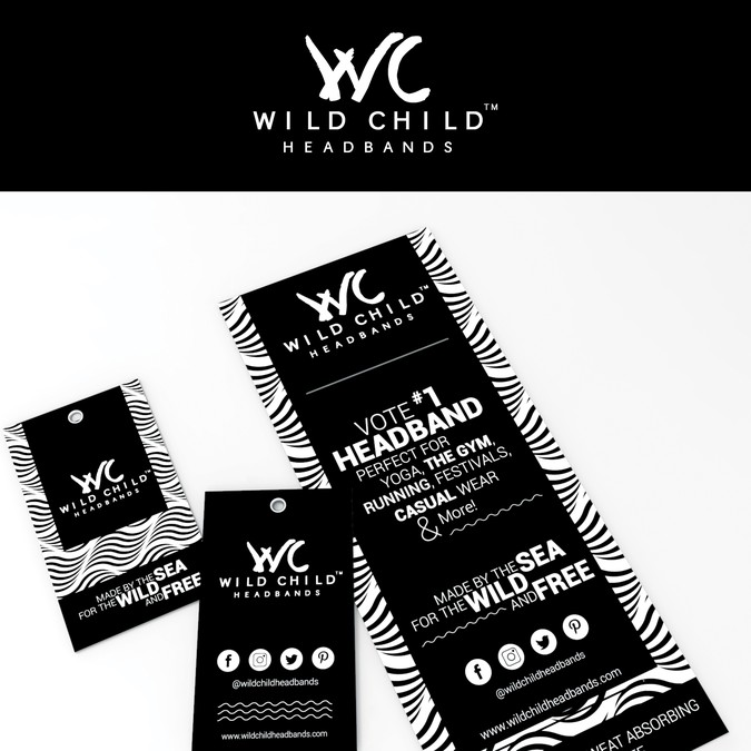 Design packaging and hang tags for Fun Headband Company! | Product ...