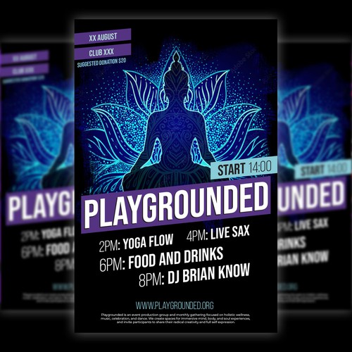 Designs | Holistic EDM Dance Party needs a stellar Festival Event Flyer ...