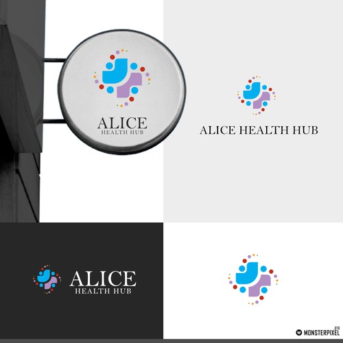 Designs | Logo for a health professional building 'Alice Health Hub ...