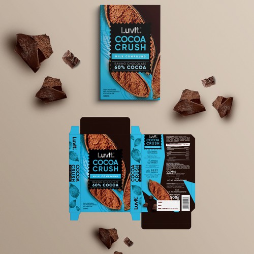 Designs | Design a standout label for a couverture chocolate baking bar ...