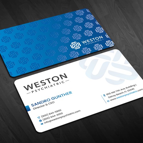 Designs | Design a professional business card for mental health ...