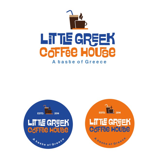 Little Greek Coffee House needs a Logo to start selling a new style of ...