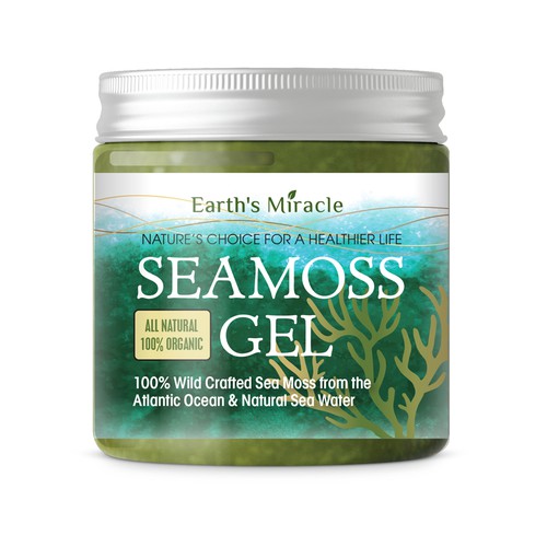 Designs | Design a Label for our Sea Moss Gel Product | Product label ...