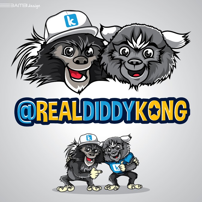 Create a modern sleek logo for a famous monkey! | Logo & brand identity ...