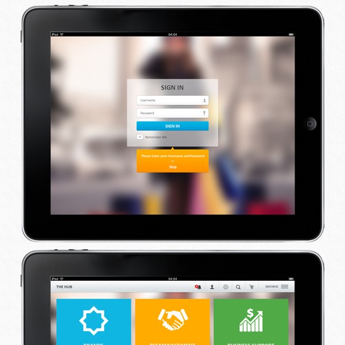 Mobile Hub | App design contest