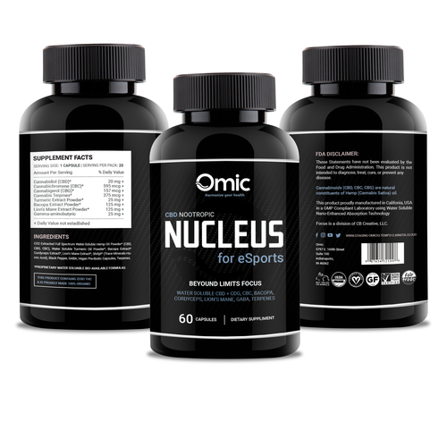 Designs | Video Gamer Supplement Label Design | Product label contest